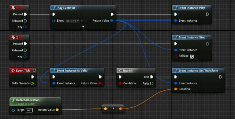 Playing FMOD Events in Unreal Engine 4 – Alessandro Famà