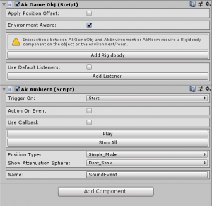 Posting Wwise Events in Unity – Alessandro Famà