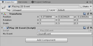 Posting Wwise Events in Unity – Alessandro Famà