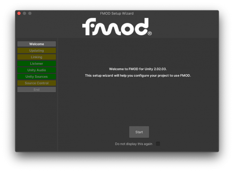 FMOD Integration setup in Unity – Alessandro Famà