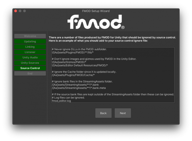 FMOD Integration setup in Unity – Alessandro Famà